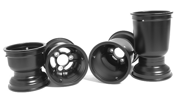 TruSpeed Magnesium Wheel Set, 5″ x 130mm & 5″ x 180mm or 212mm (Metric ...